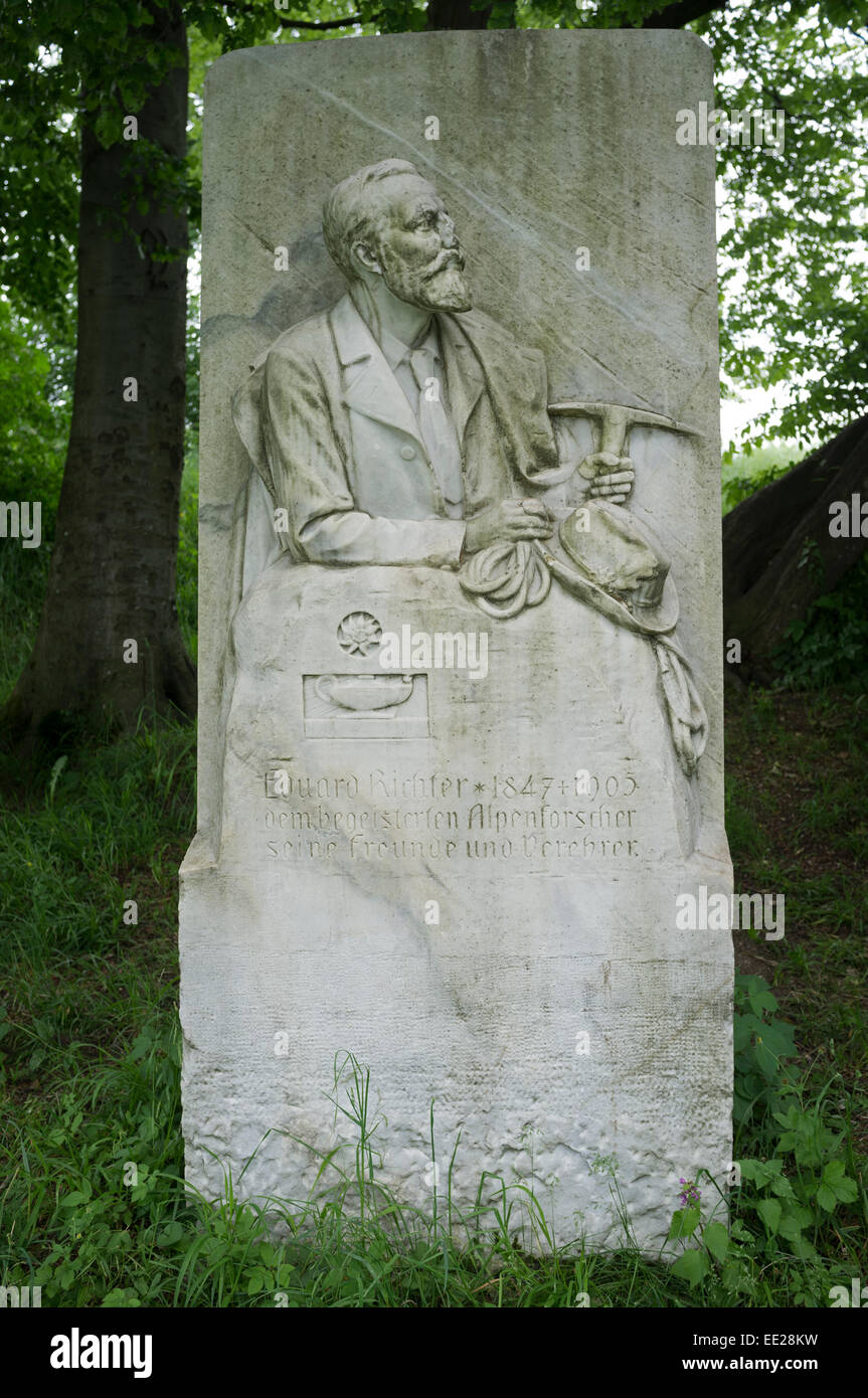Edward Richter monument Salzburg Austria Stock Photo - Alamy
