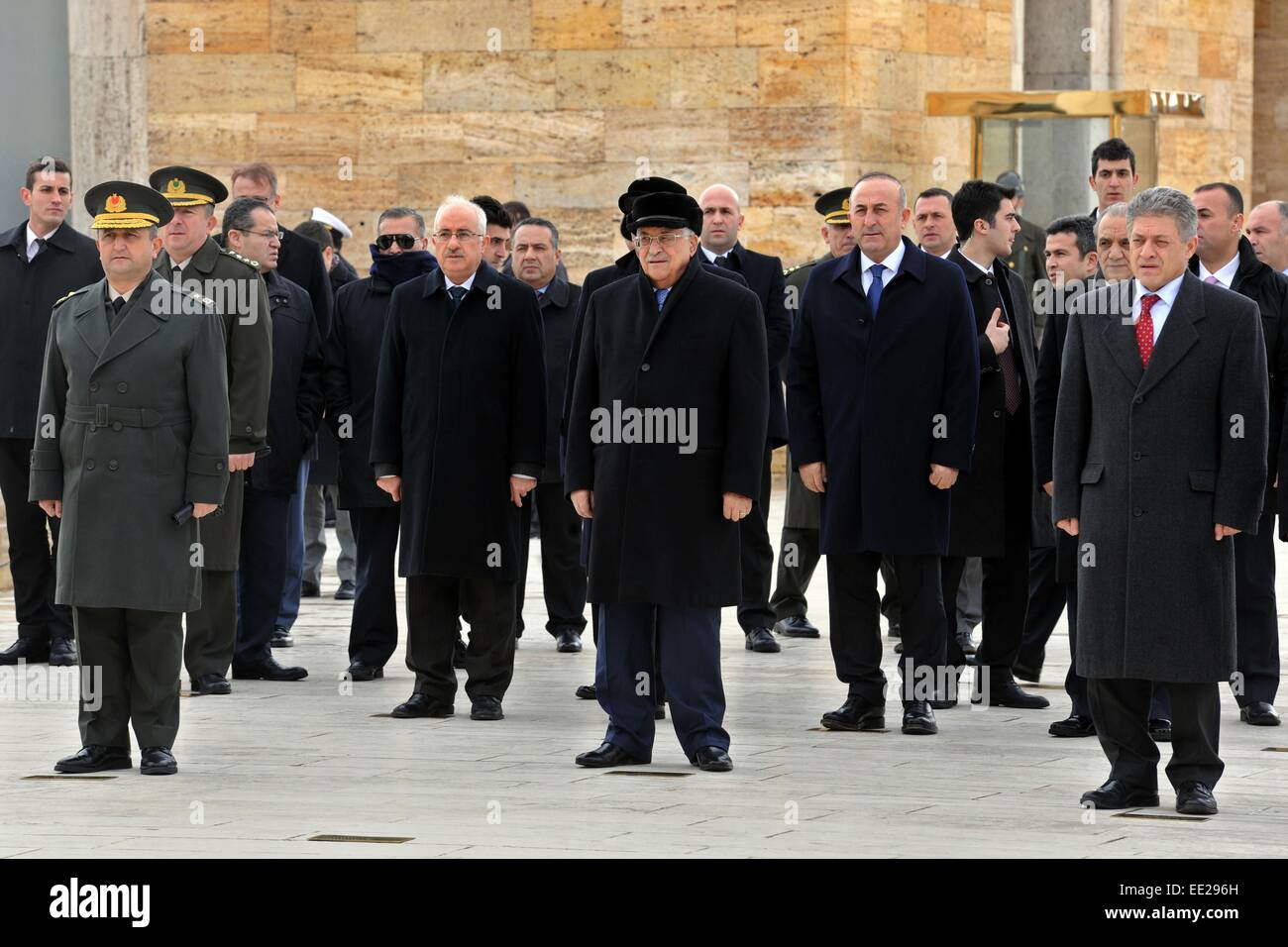 Ankara, Ankara, Turkey. 13th Jan, 2015. Palestinian President Mahmoud ...