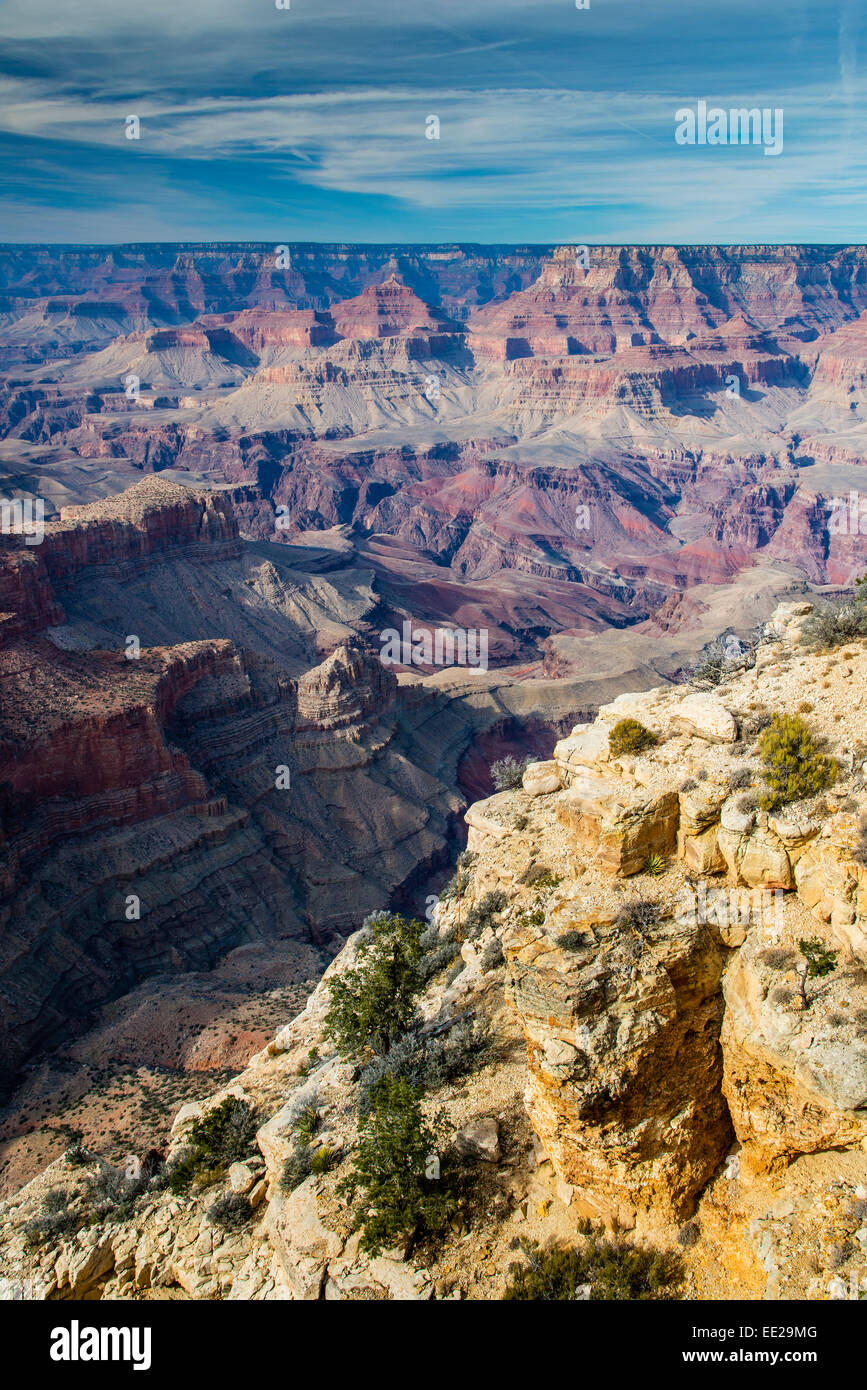Top view of south rim, Grand Canyon National Park, Arizona, USA Stock ...