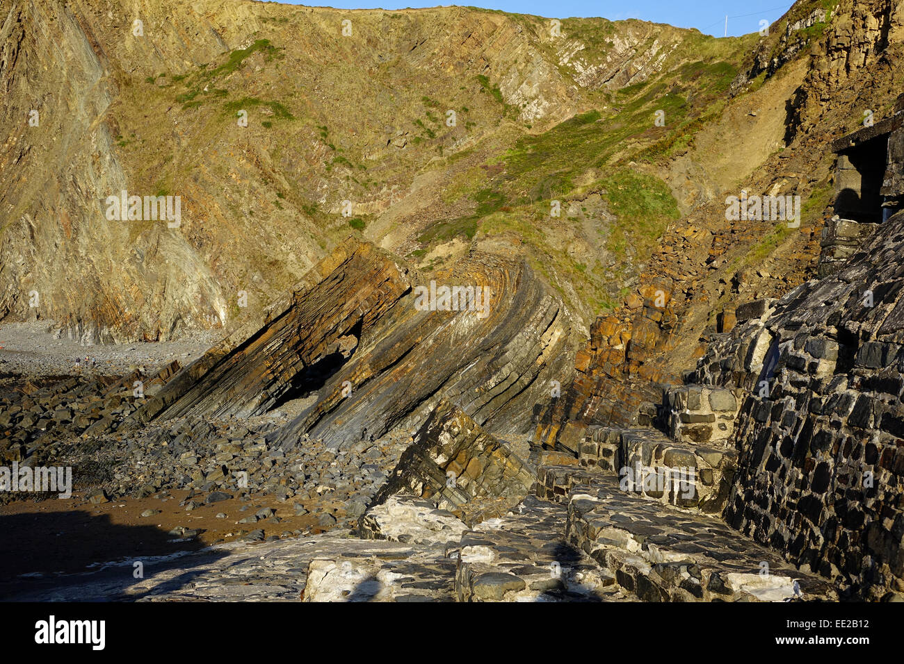 "Hartland Quay" Devon England UK "united Kingdom" rock formations Stock ...
