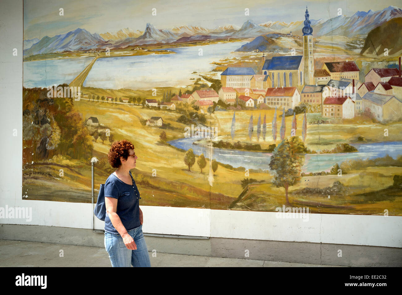Waging am see Bavaria Germany Stock Photo - Alamy