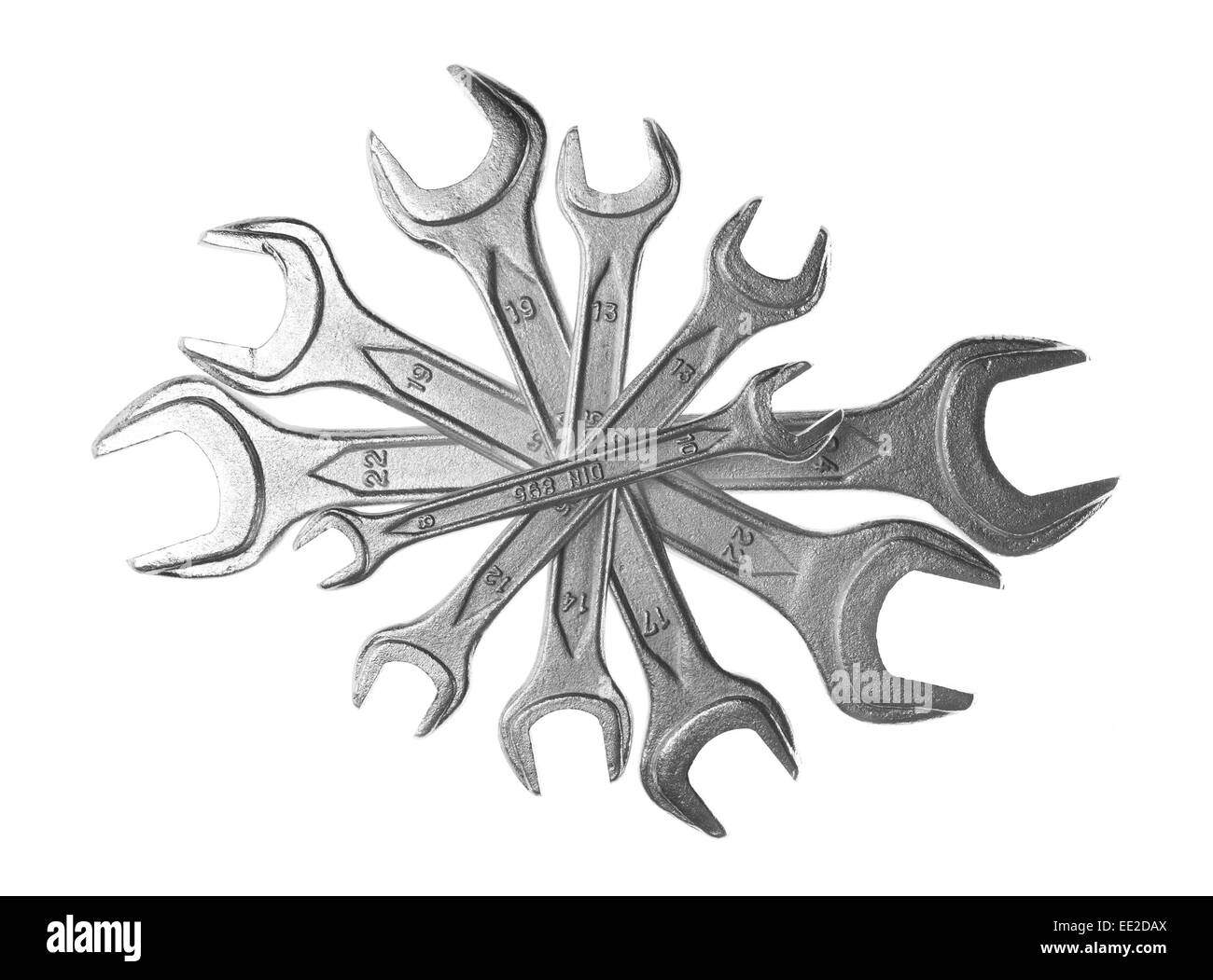 set of spanners Stock Photo - Alamy