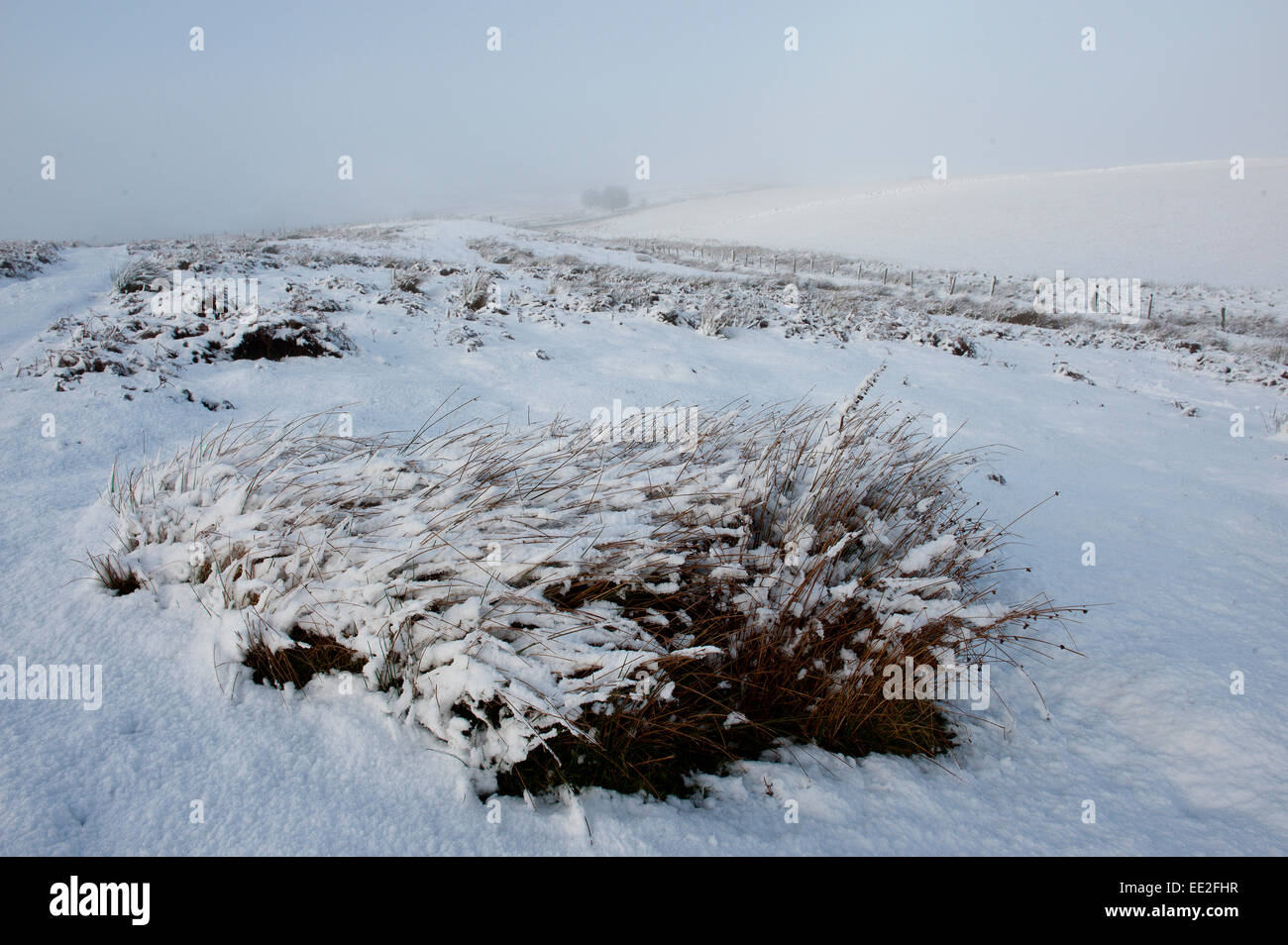 Mynydd Epynt Range of hills, Powys, Wales, UK. 13th January, 2015. A ...