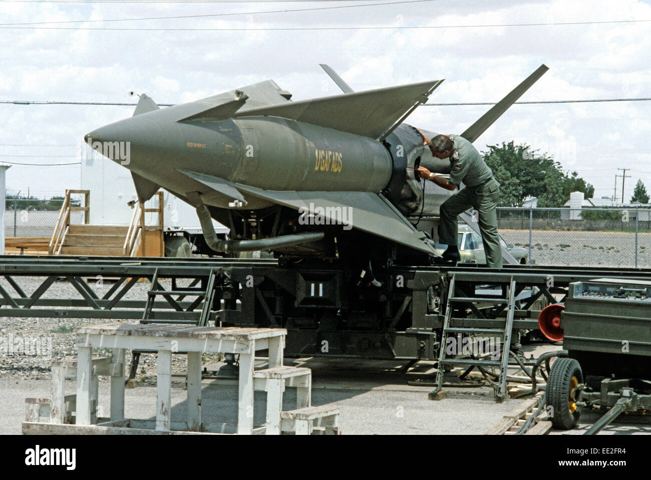 GERMAN AIR DEFENCE NIKE MISSILES, FORT BLISS, UNITED STATES ARMY POST ...