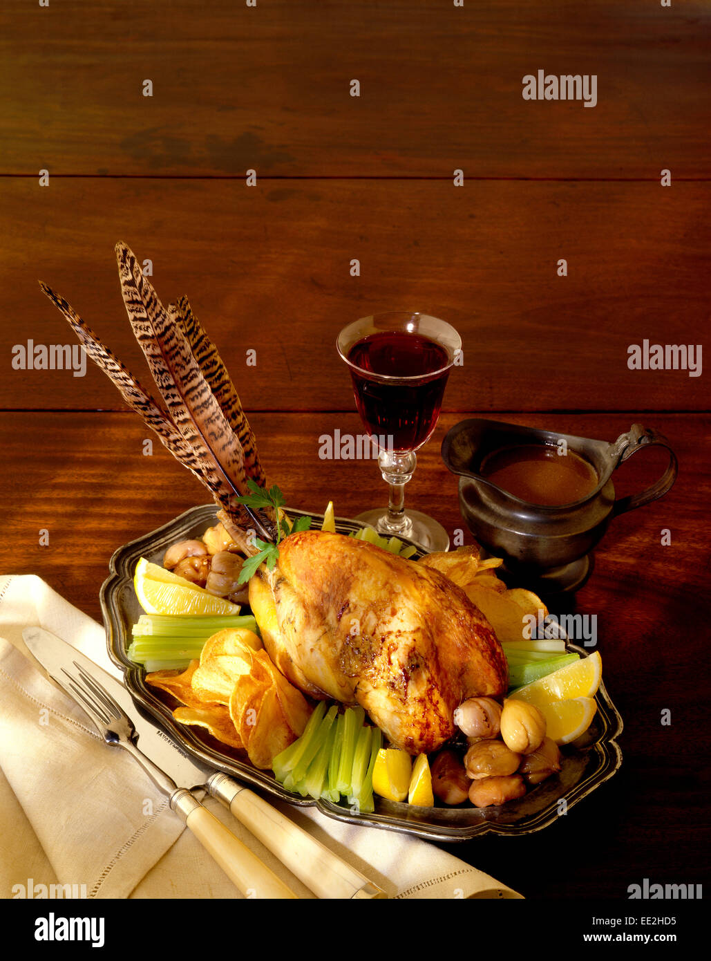 Pheasant bird table hi-res stock photography and images - Alamy