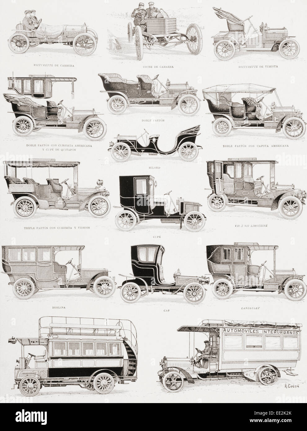 Early motor cars hi-res stock photography and images - Alamy