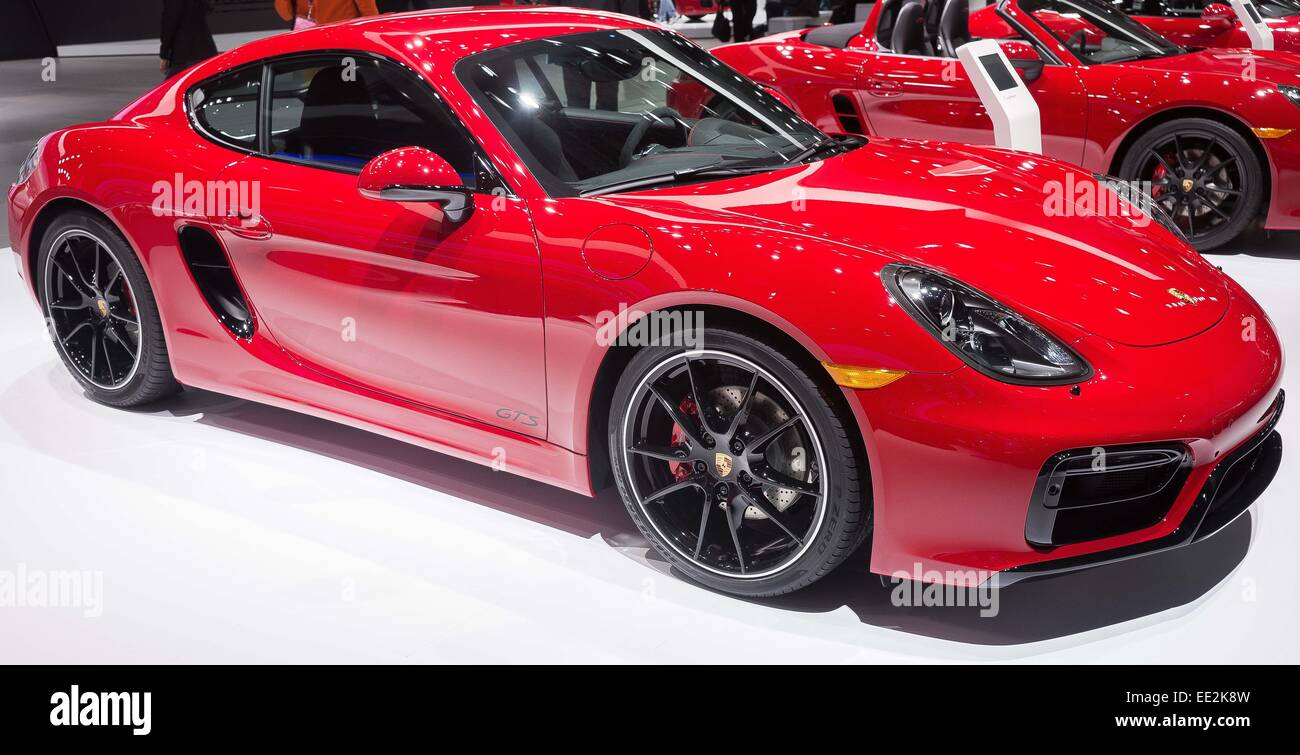 Detroit, MI, USA. 12th Jan, 2015. Porsche Paramara DTS dazzles at the ...