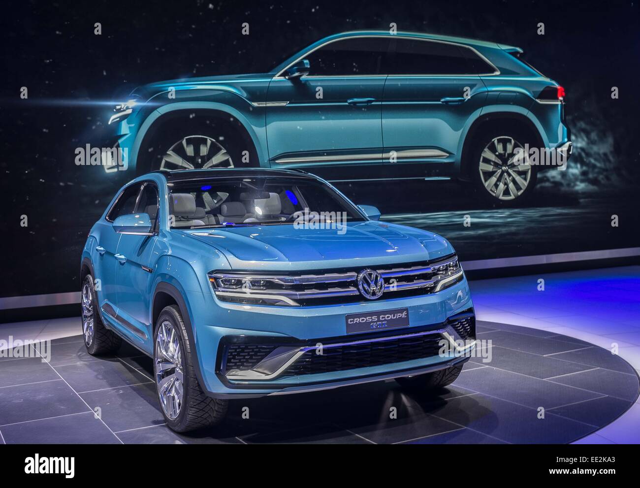 Detroit, MI, USA. 12th Jan, 2015. The Volkswagen Cross Coupe GTE ...