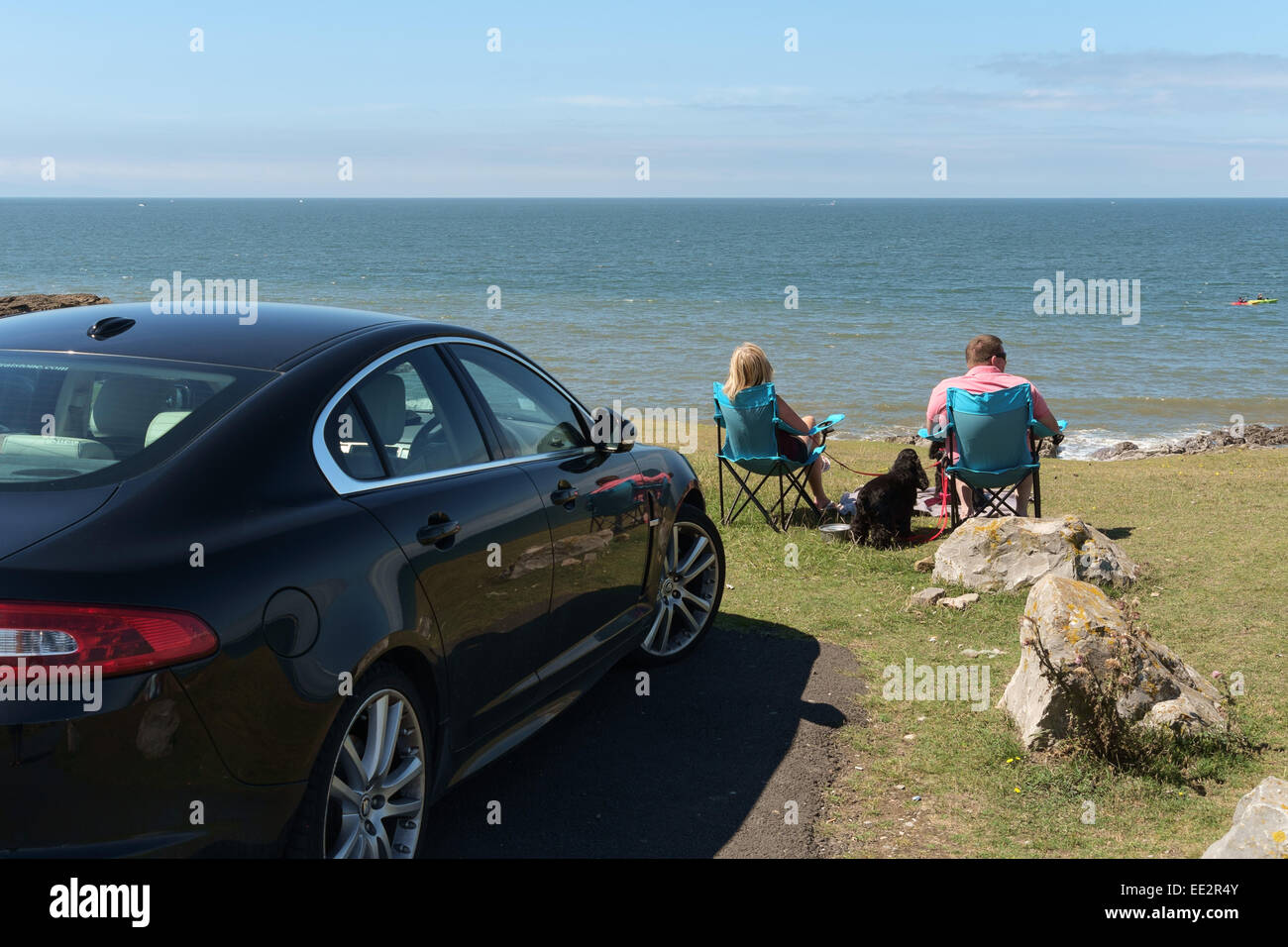 At the Seaside Stock Photo - Alamy