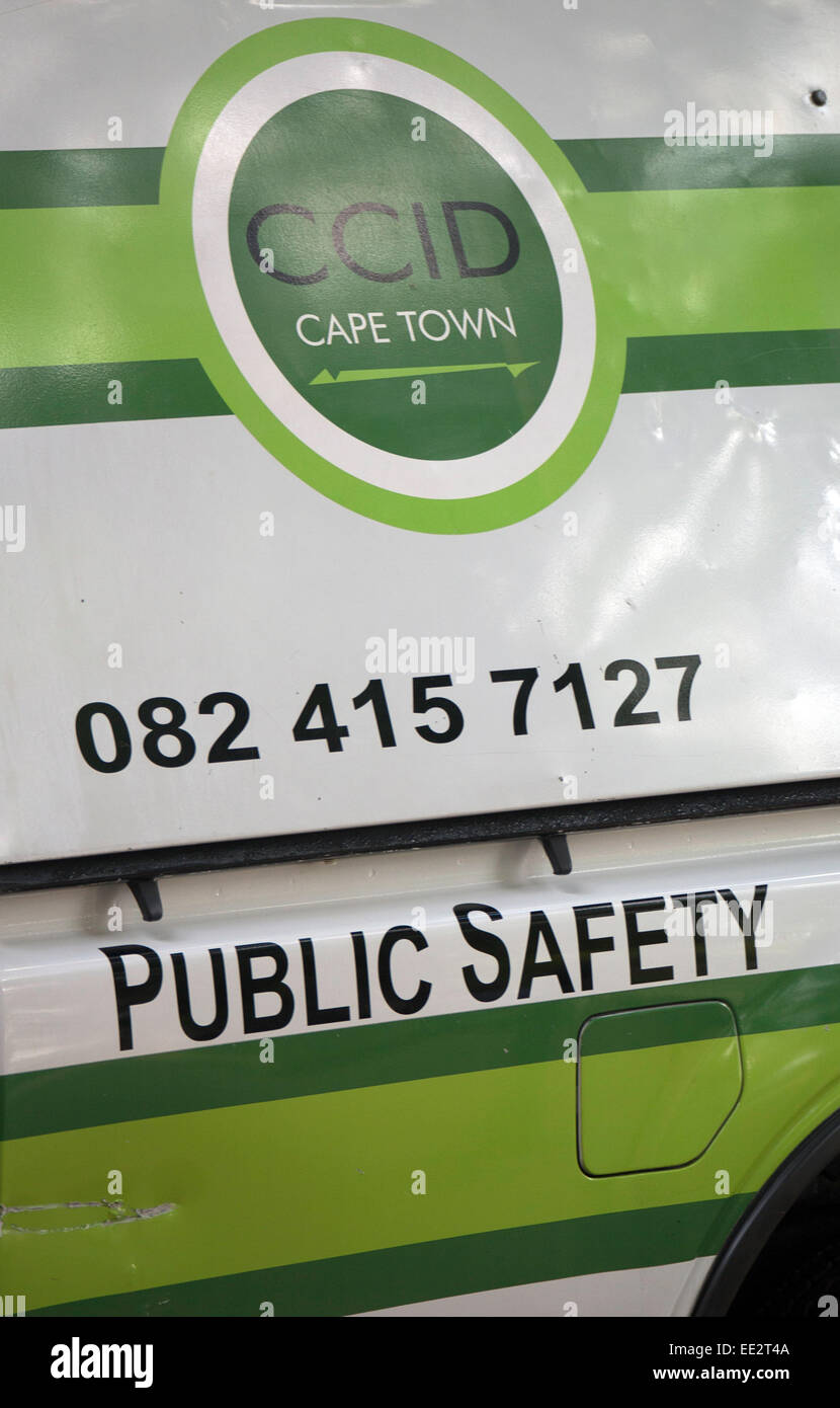 A CCID logo on the side of a vehicle in Cape Town, South Africa. CCID ...