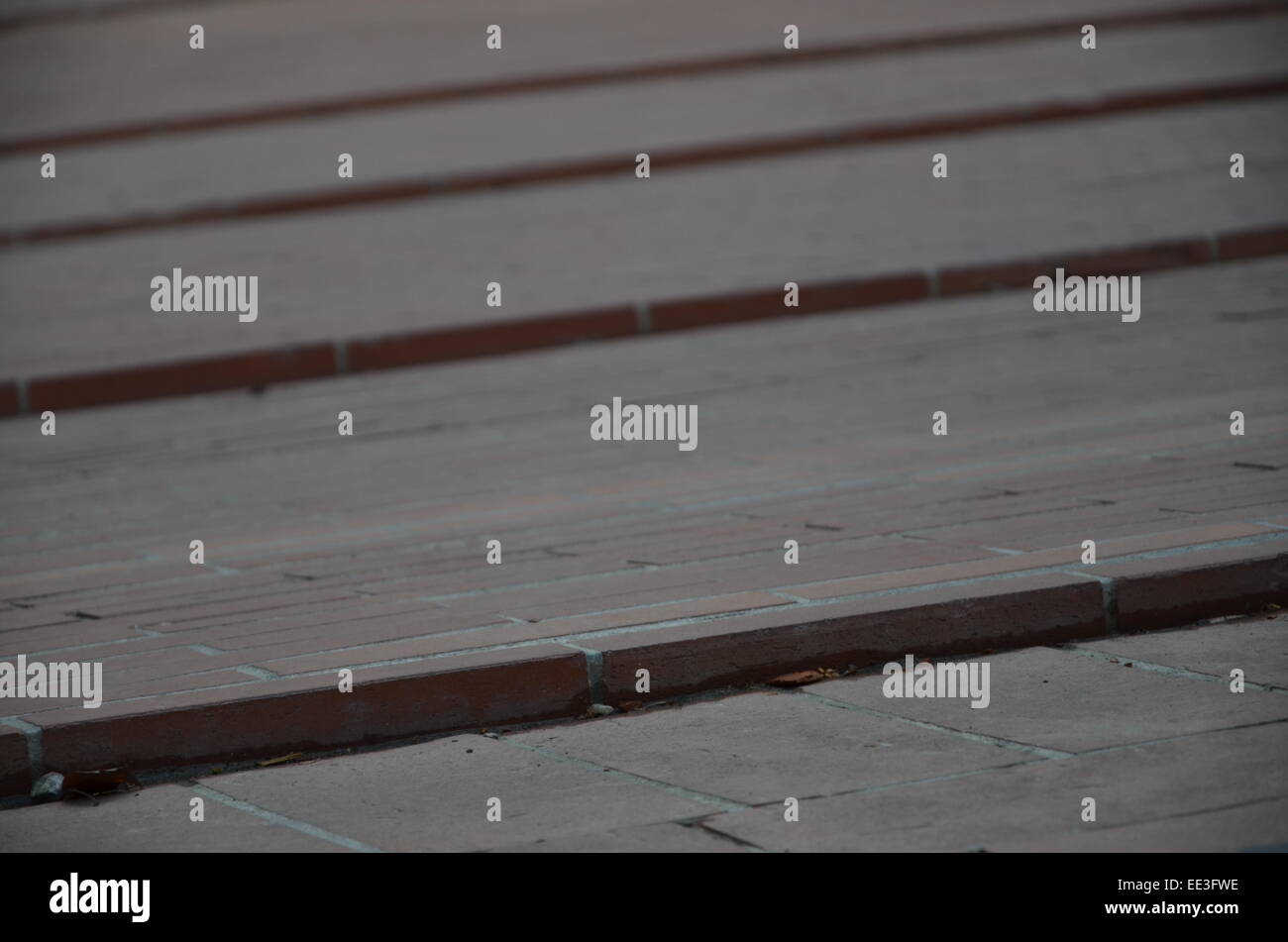A minimalistic close up of low stairs. The Photo is also geometrically ...