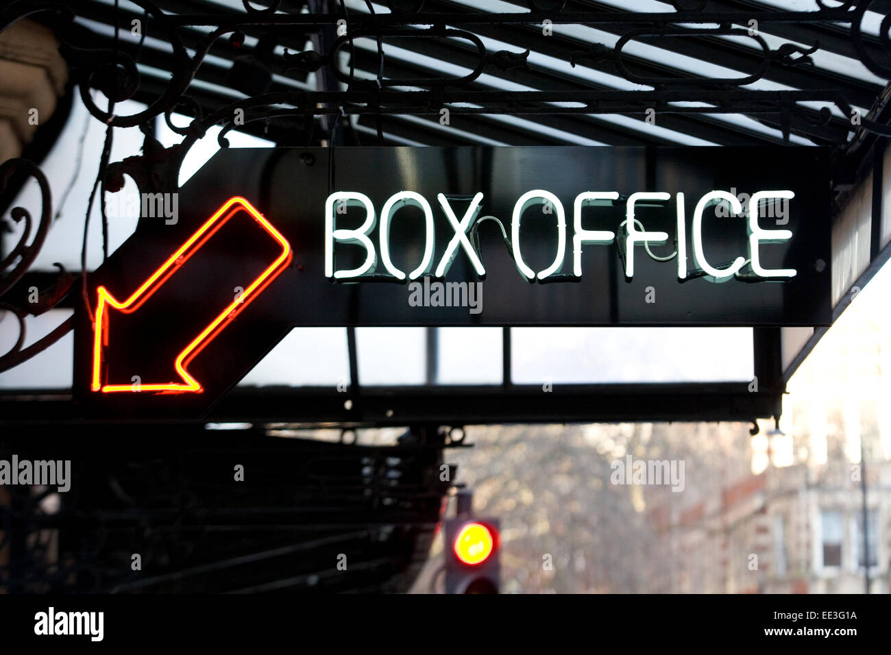 Box office sign Stock Photo - Alamy