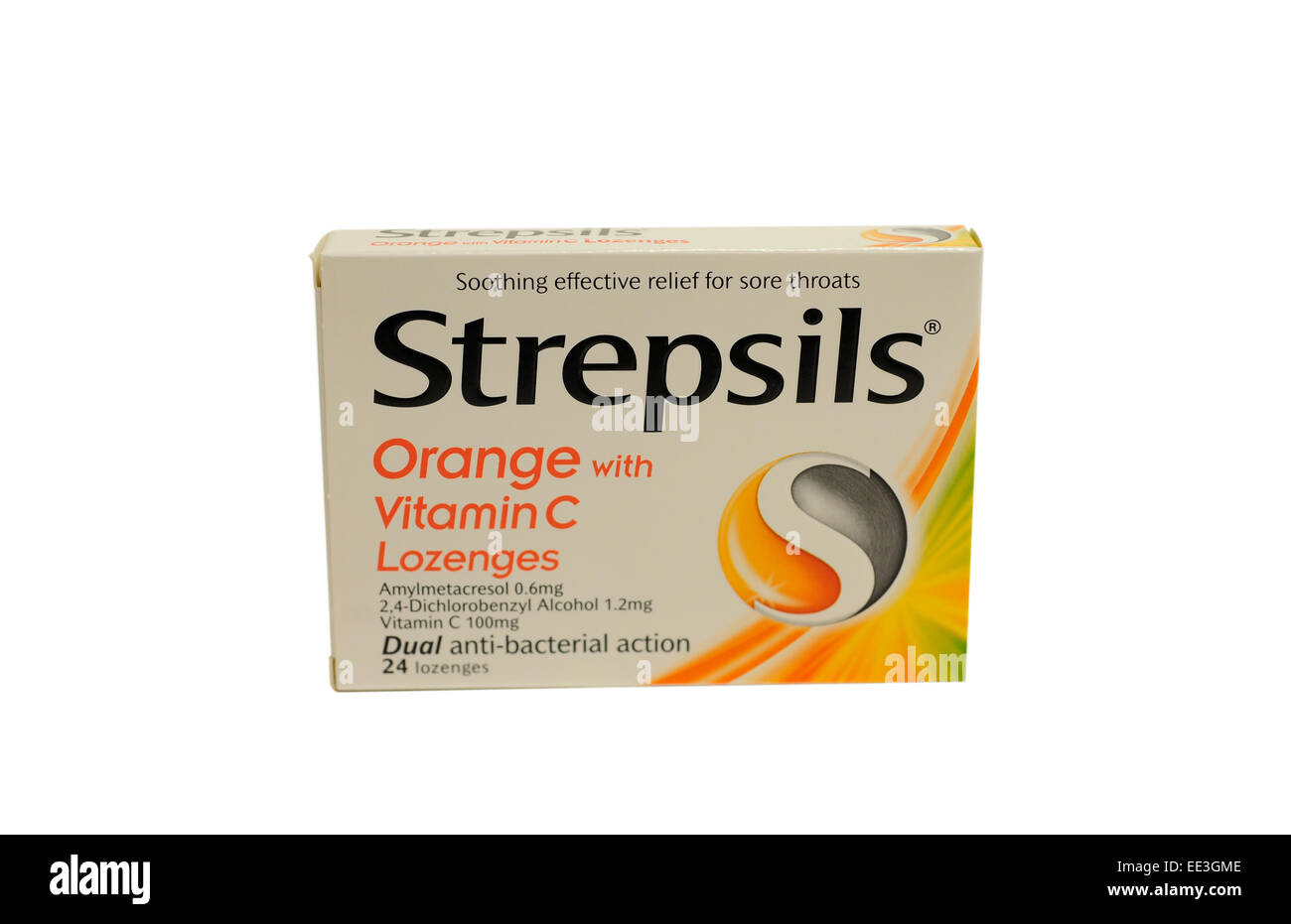 close up of Strepsils Stock Photo - Alamy