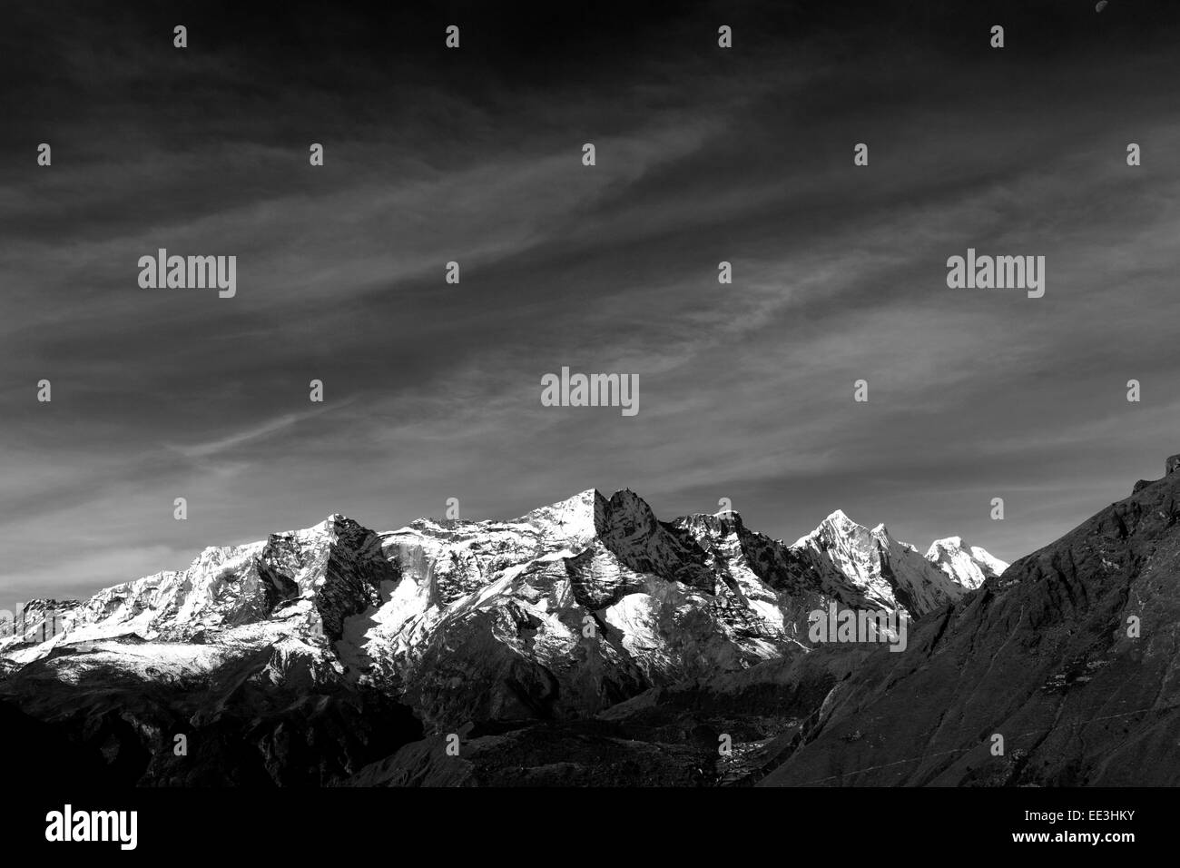 Camp on snowy river Black and White Stock Photos & Images - Alamy