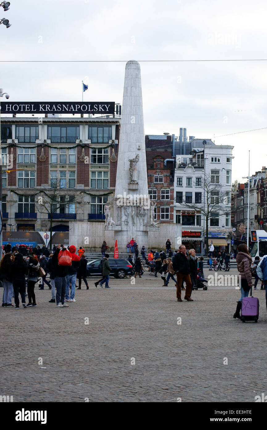 Dam Square Amsterdam Stock Photo - Alamy