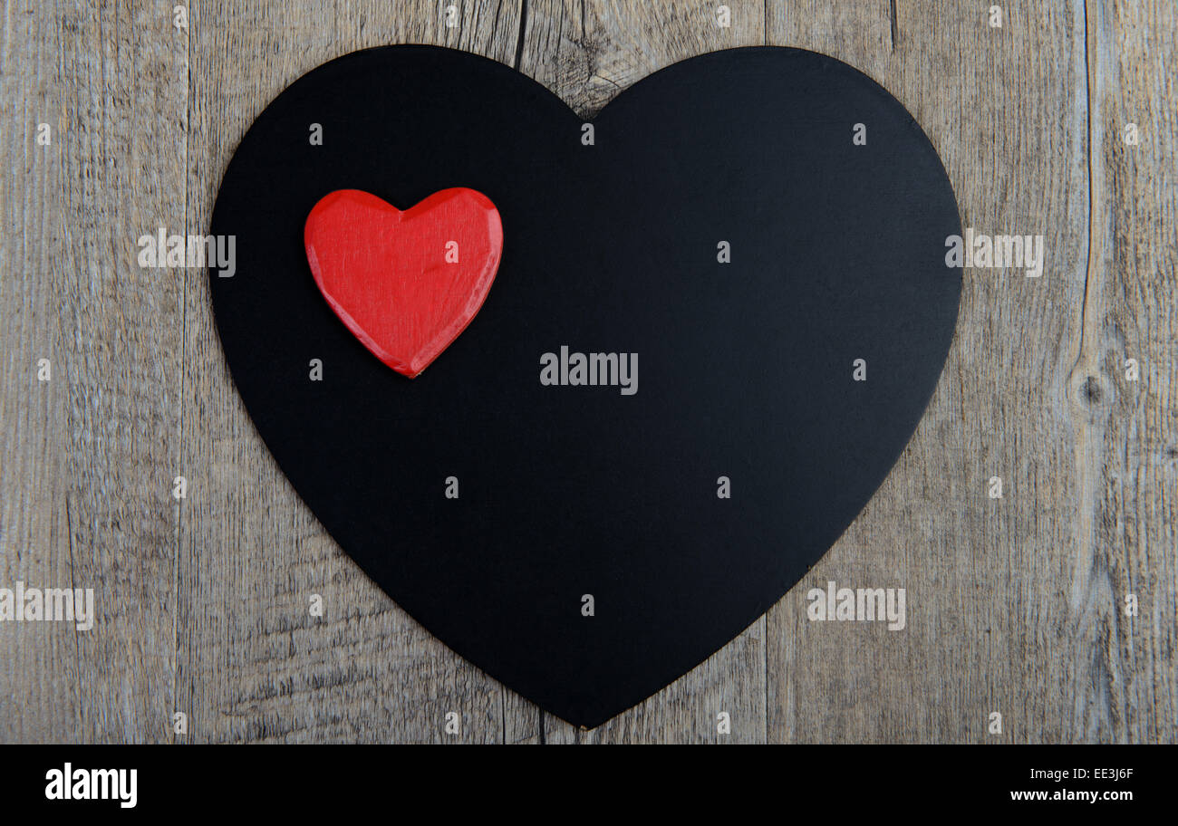 black and red hearts for Valentine's Day Stock Photo - Alamy