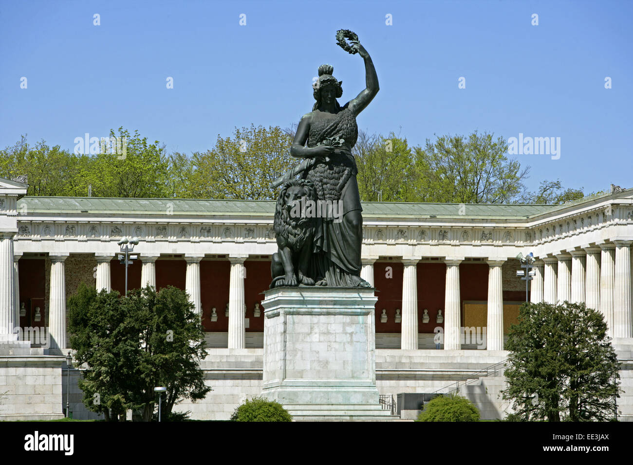 Allegorie, Bavaria, Bayerischer Loewe, Bayern, Bronze, Bronzeplastik ...