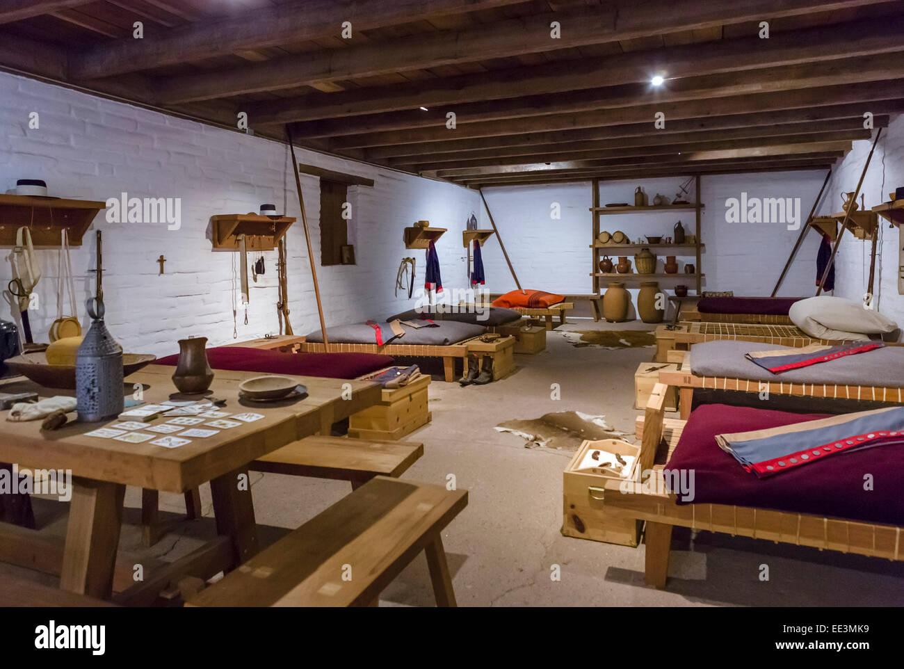 Military barracks interior hi-res stock photography and images - Alamy