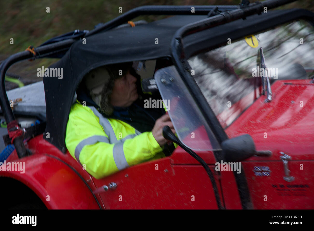 Car competitors on the Fingle Section of the 2015 Exeter Trial Stock ...