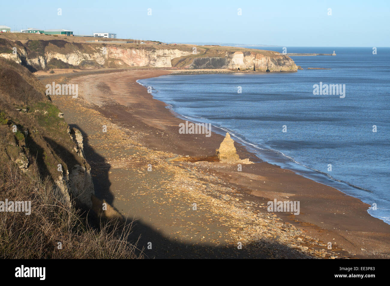 Blast Beach, Seaham seen from the ECP, north east England, UK Stock ...