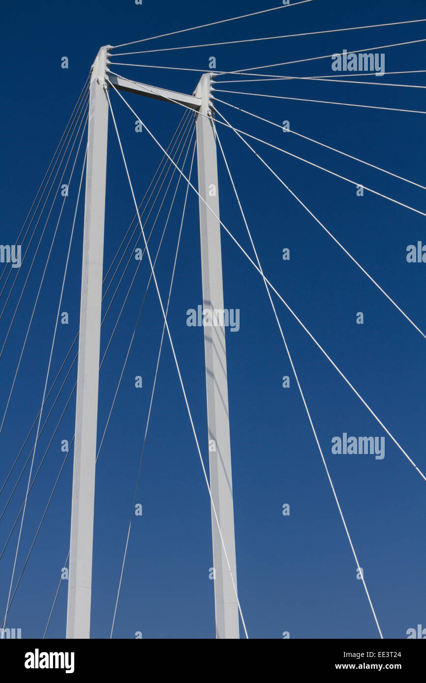 Wire rope suspension bridge hi-res stock photography and images - Alamy