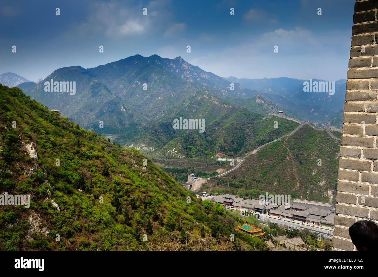 Exploring the Great Wall Stock Photo - Alamy