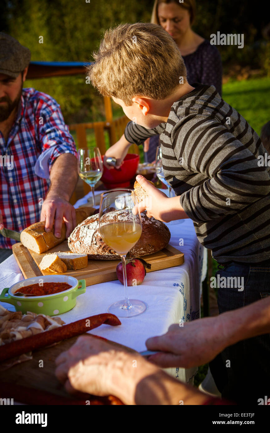 Family eating germany hi-res stock photography and images - Alamy