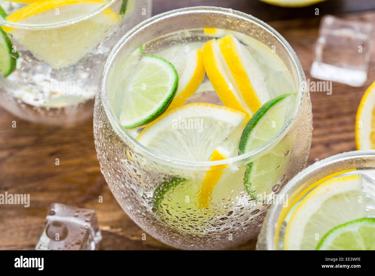 Cold fresh lemonade Stock Photo - Alamy