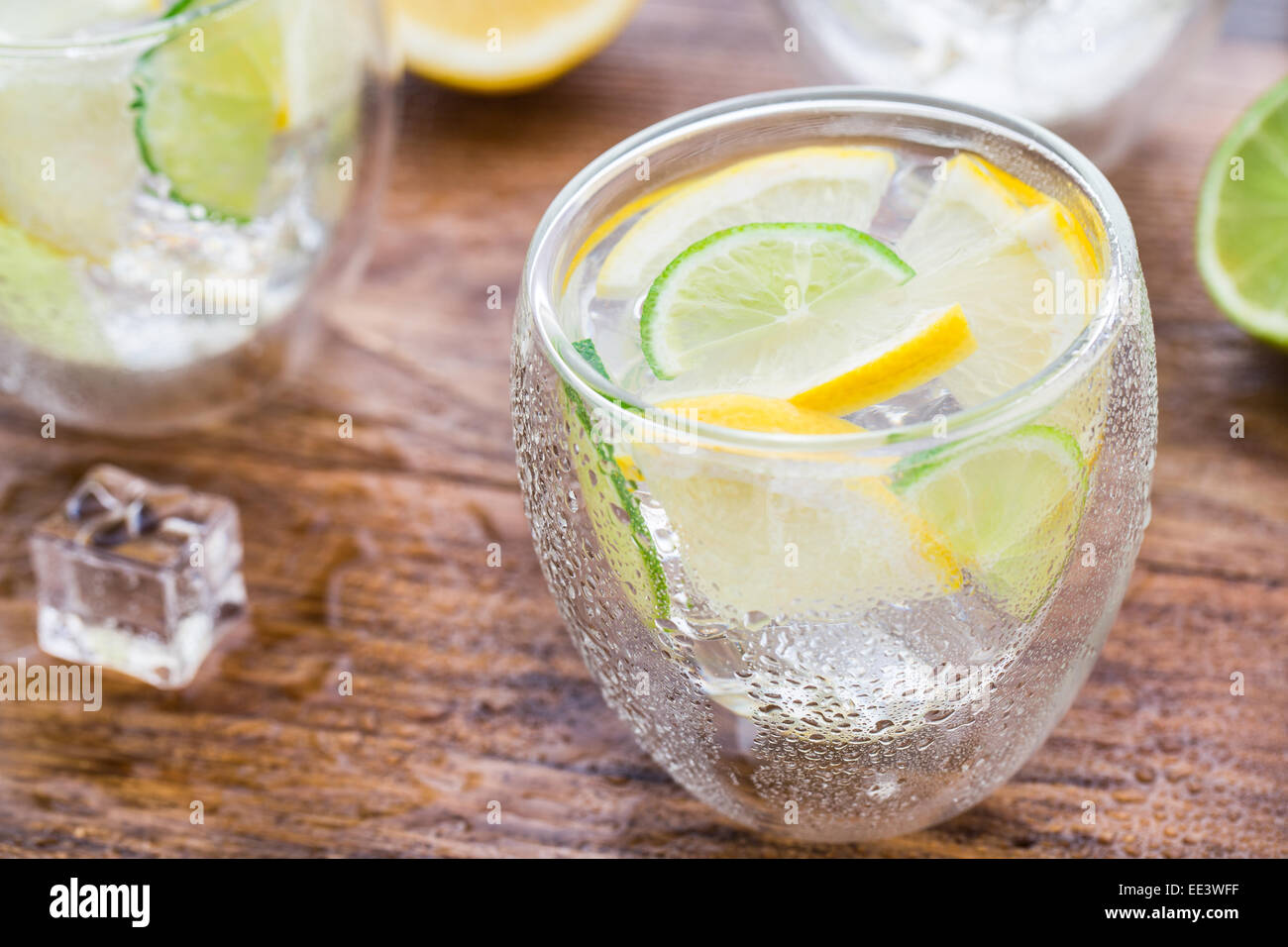 Cold fresh lemonade Stock Photo - Alamy
