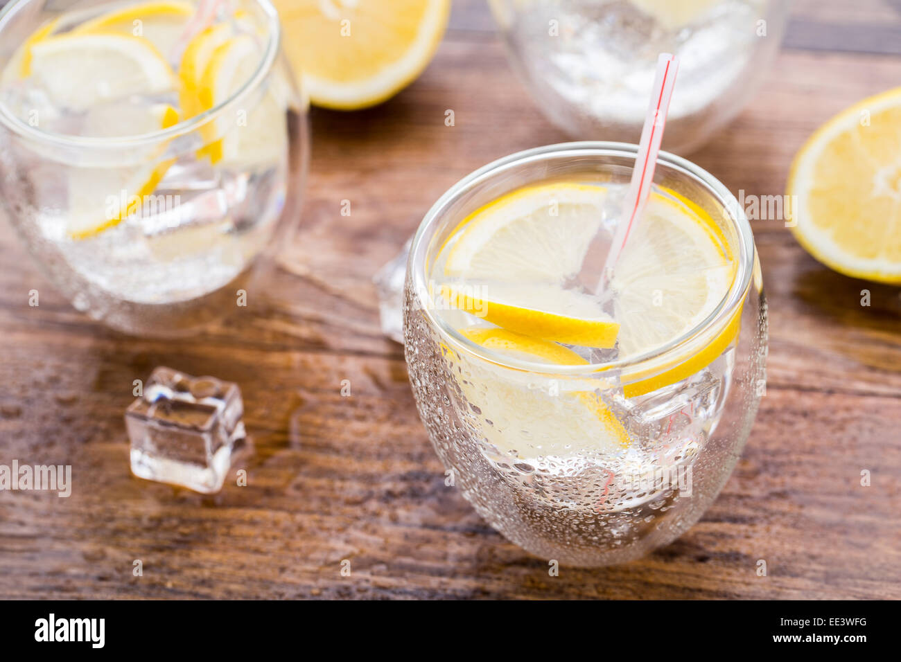 Cold fresh lemonade Stock Photo - Alamy