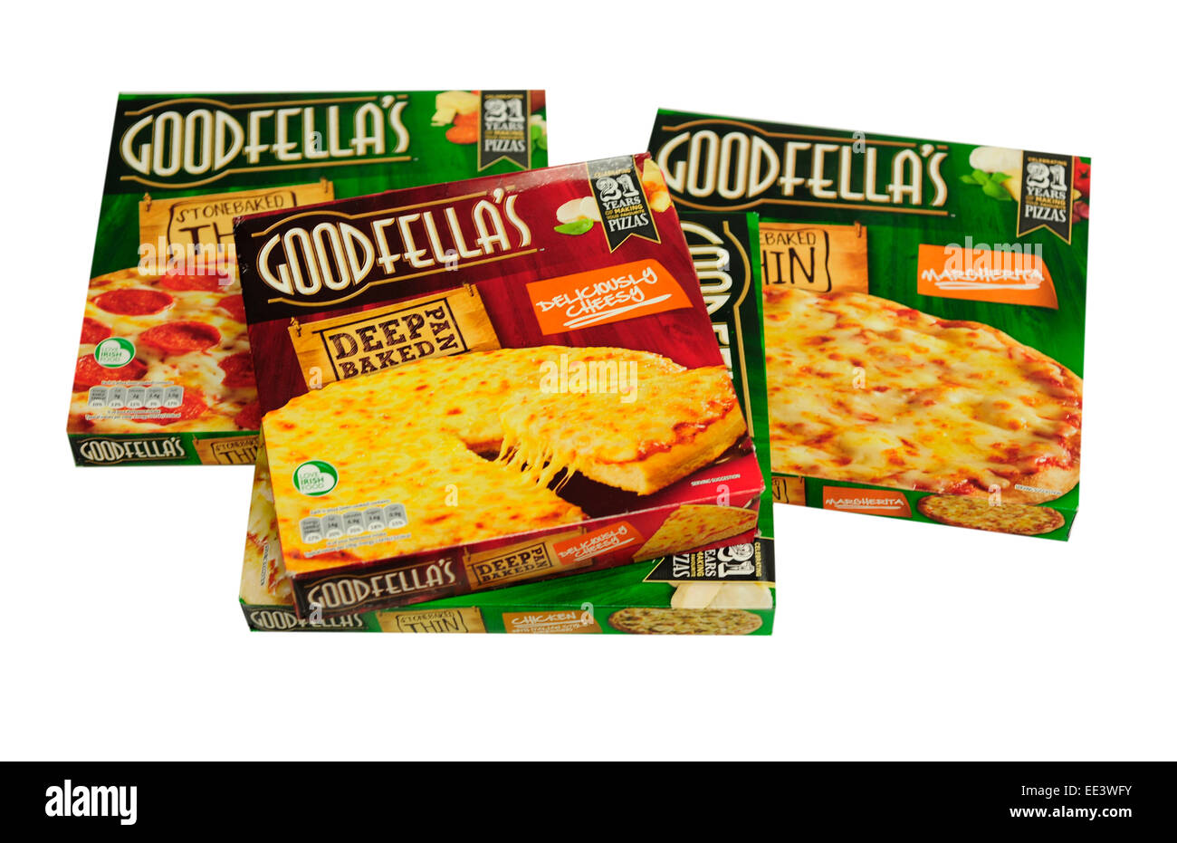 Close up of Goodfellas Pizzas Stock Photo - Alamy