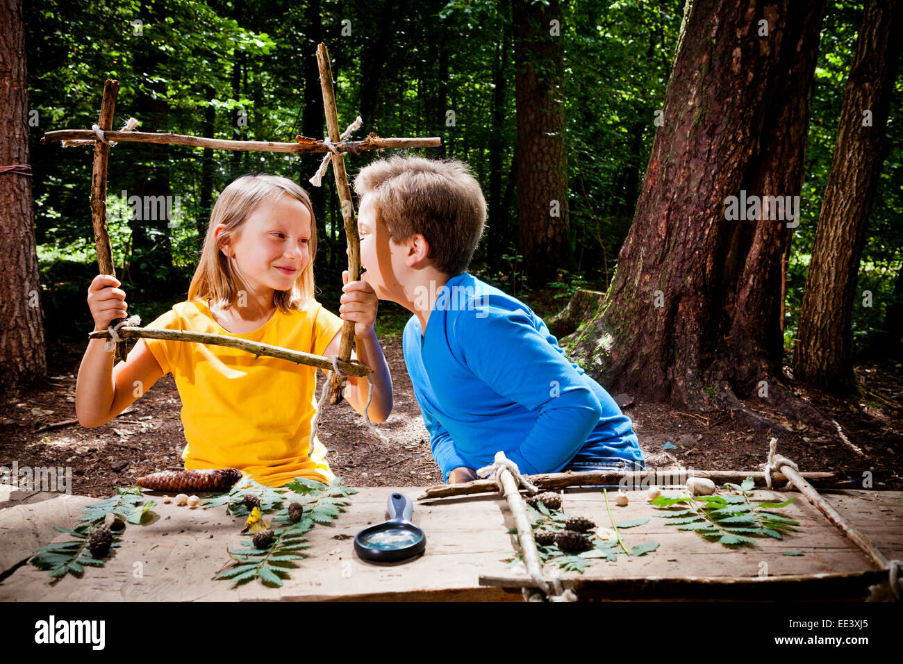 Girls at a summer camp hi-res stock photography and images - Alamy