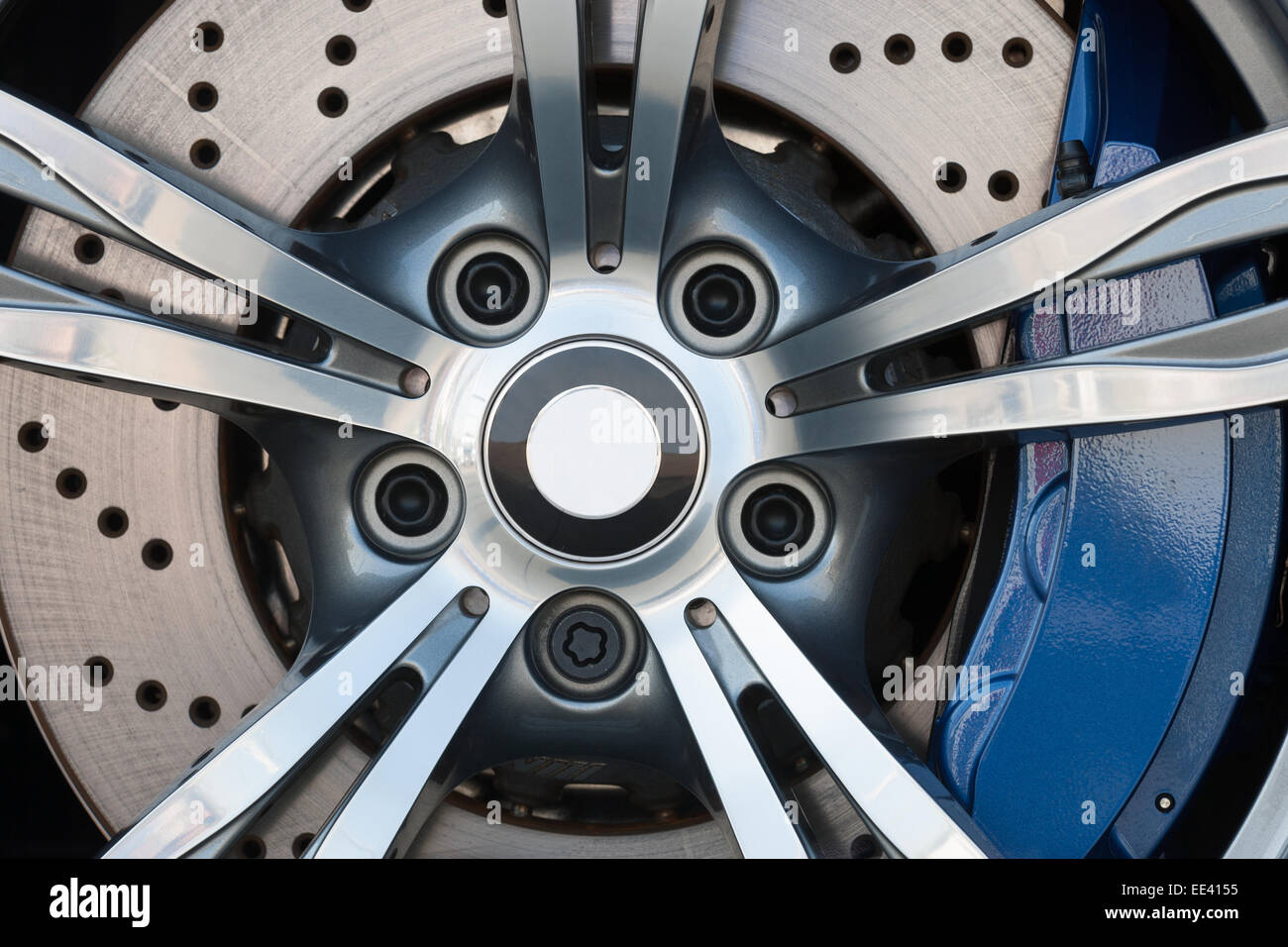 Close up of rims from a sport car Stock Photo - Alamy