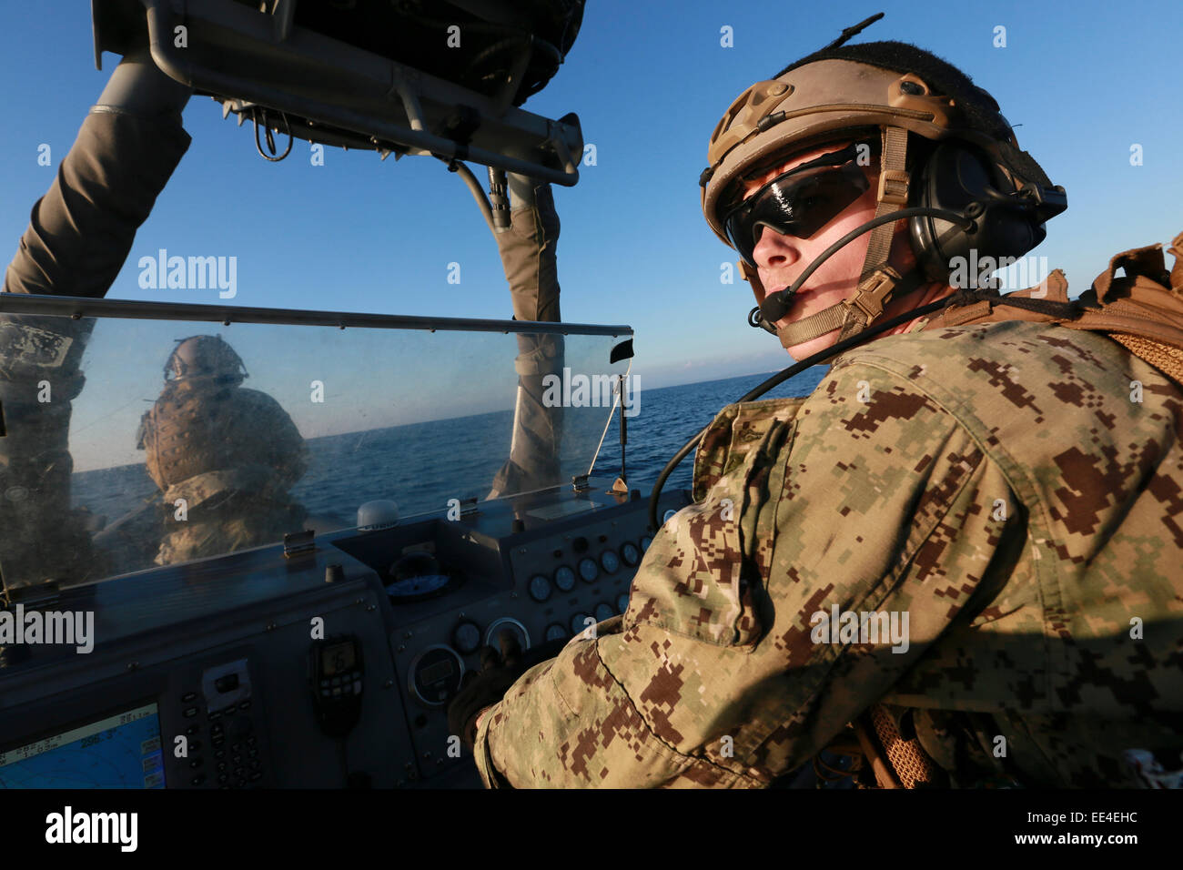 US Marine special forces commandos along with Navy SEALS during joint ...