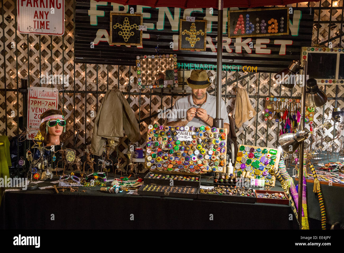 New Orleans French Market, Art Stock Photos & New Orleans French Market ...