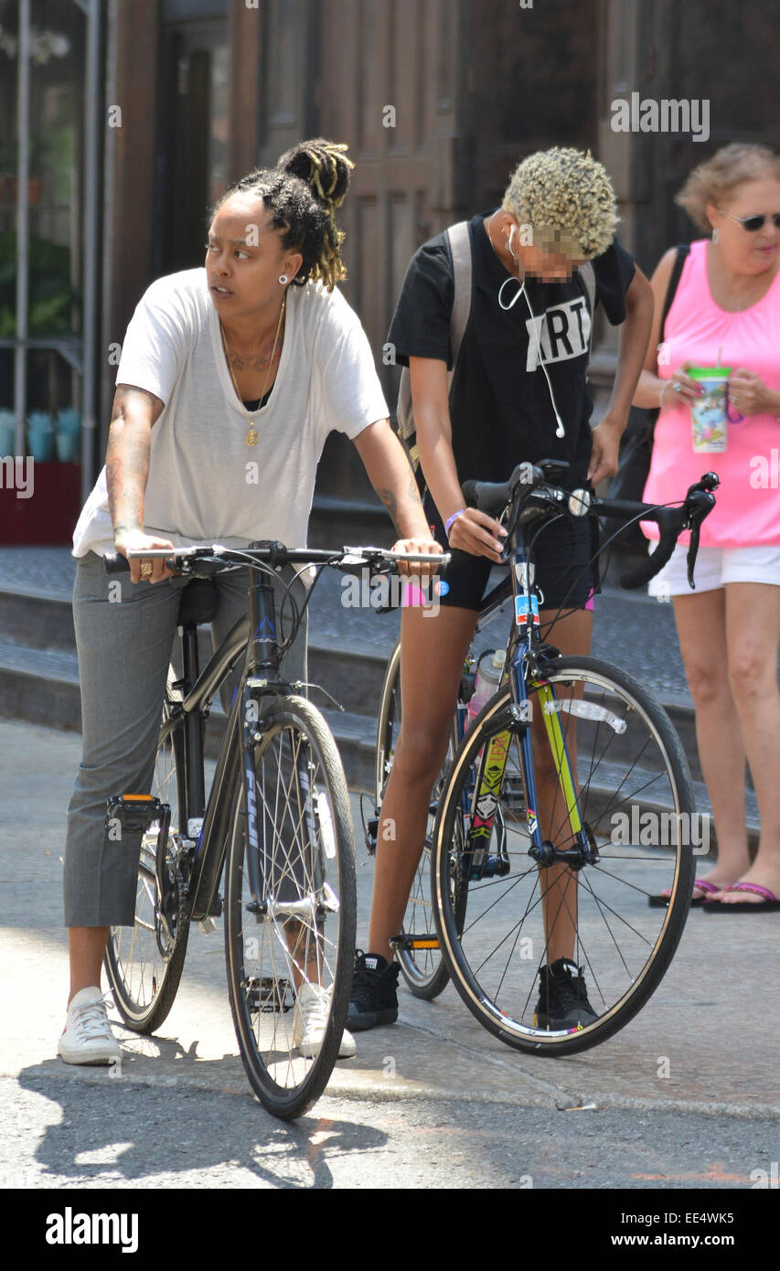 Willow Smith spotted riding her bike in New York Featuring: Willow ...