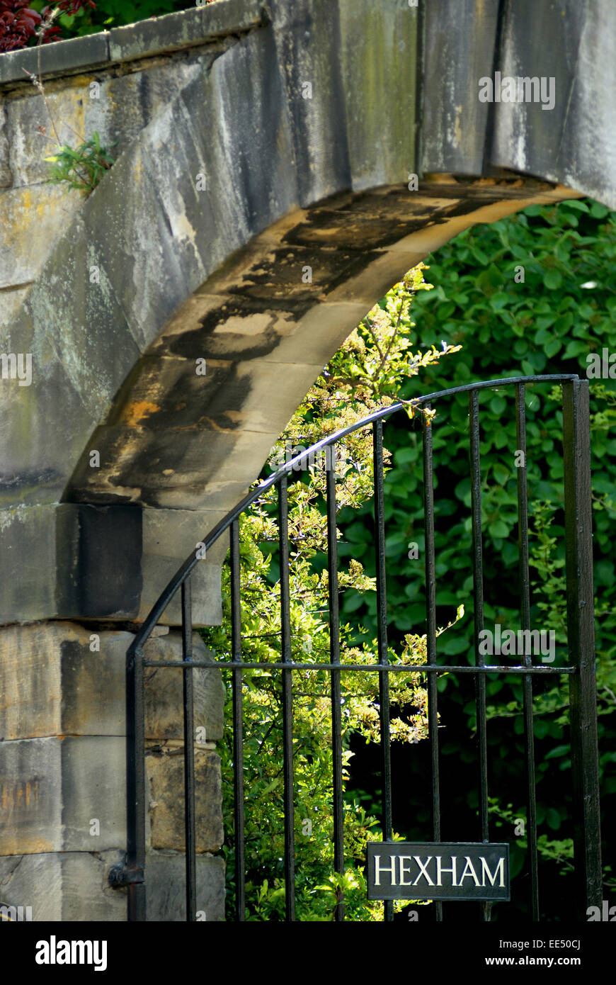 Hexham park, Northumberland Stock Photo - Alamy