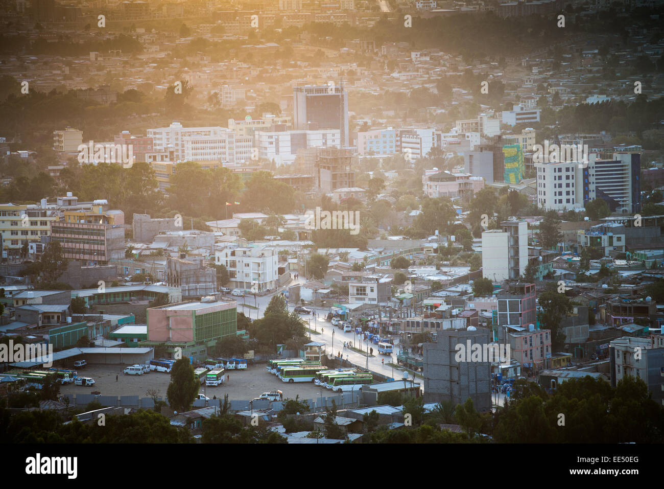 aerial view of the Mekele, Ethiopia, Africa Stock Photo - Alamy
