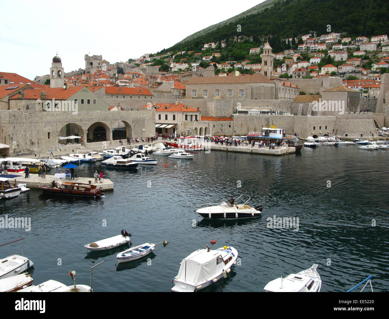 Croatia city of Dubrovnik located on Adriatic Sea Stock Photo - Alamy