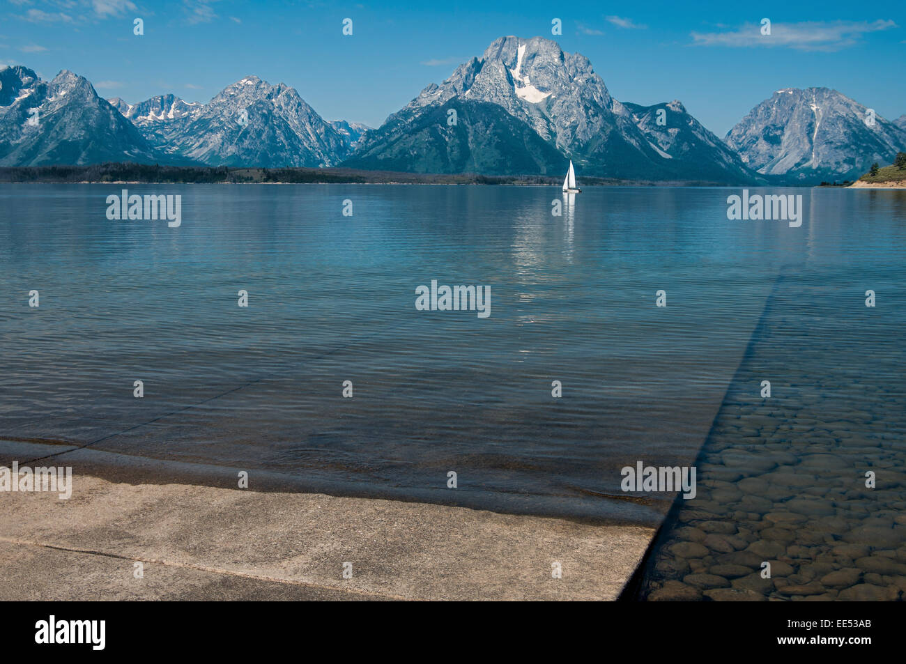 Boat Launch Ramp Stock Photo - Alamy