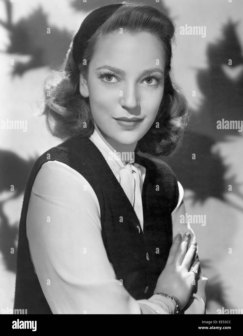 June Duprez, Promotional Portrait, on-set of the Film, "And Then There ...