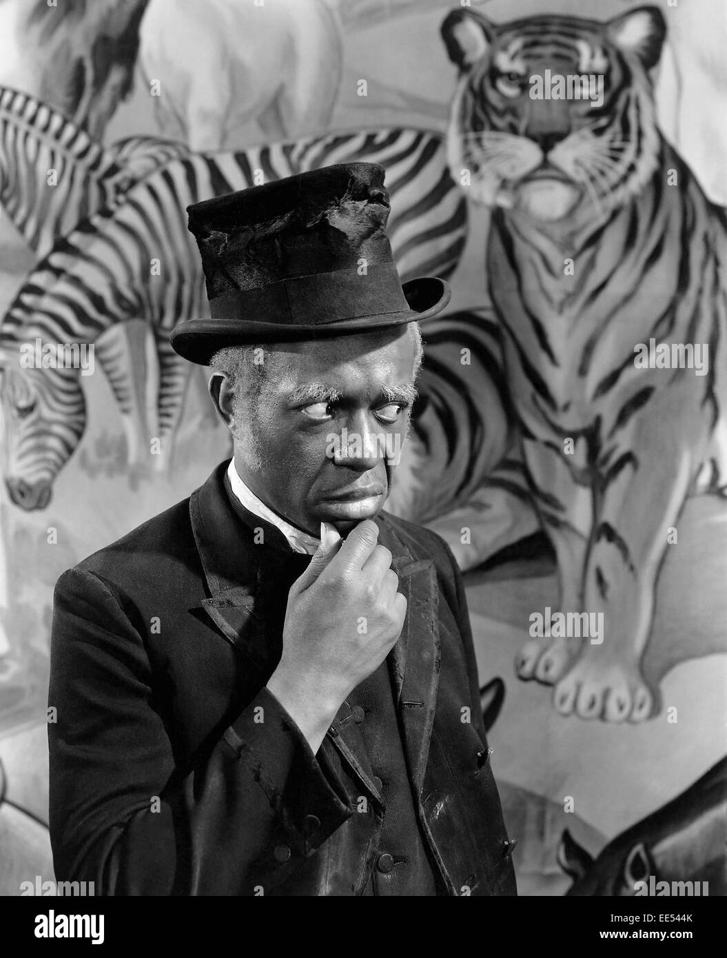 Eddie Anderson, on-set of the Film, "The Green Pastures", 1936 Stock ...