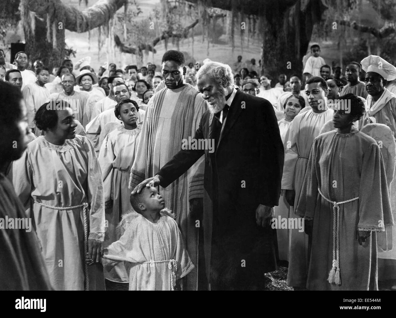 Rex Ingram (center), on-set of the Film, "The Green Pastures", 1936 ...