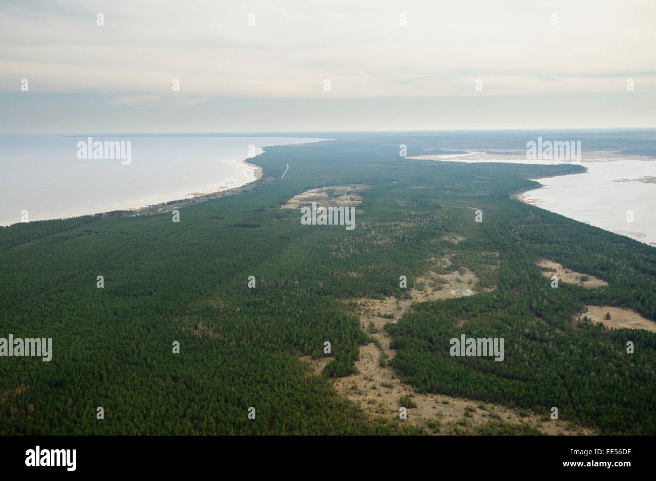 Lake Engure nature park: Isthmus between Gulf of Riga and Lake Engure ...