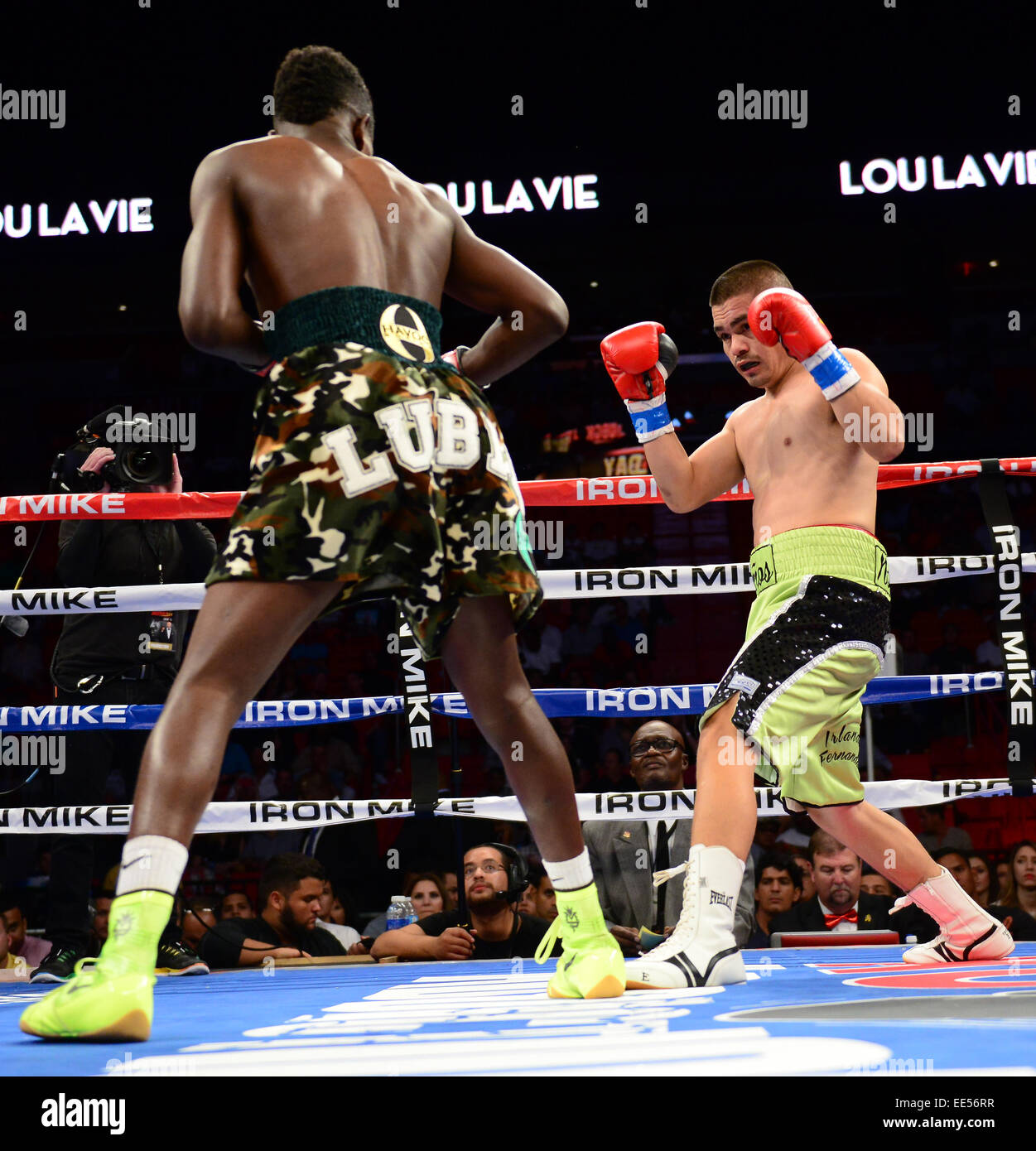 'Judgment Day' Lubin v Bolanos boxing match at American Airlines Arena ...