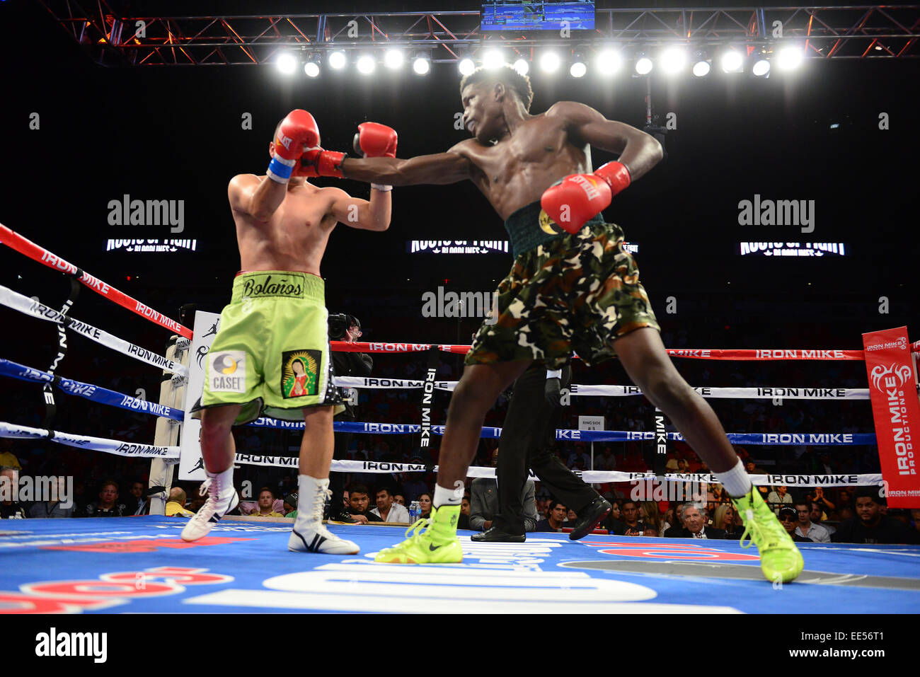 'Judgment Day' Lubin v Bolanos boxing match at American Airlines Arena ...
