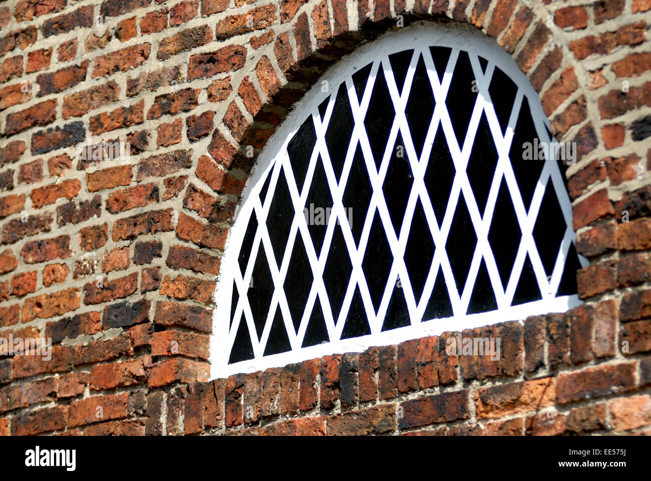 Ornate arched window, Hexham, Northumberland Stock Photo - Alamy
