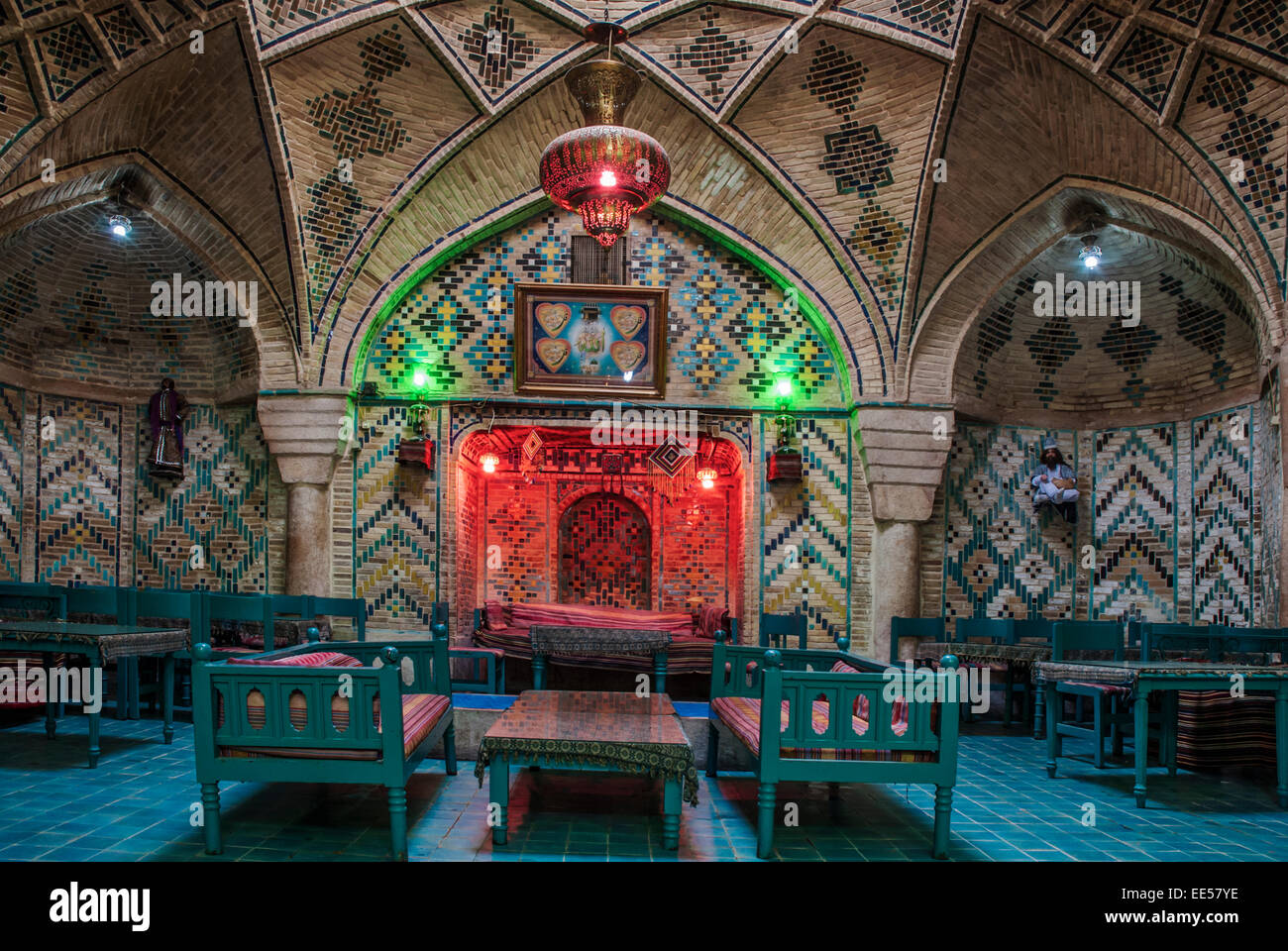Traditional iranian tea house in iran hi-res stock photography and ...
