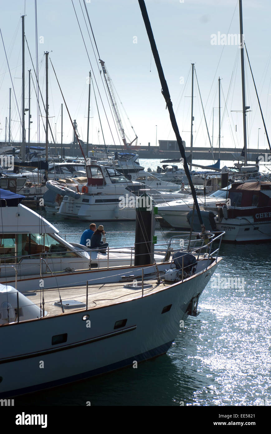 Uk marina deck hi-res stock photography and images - Alamy