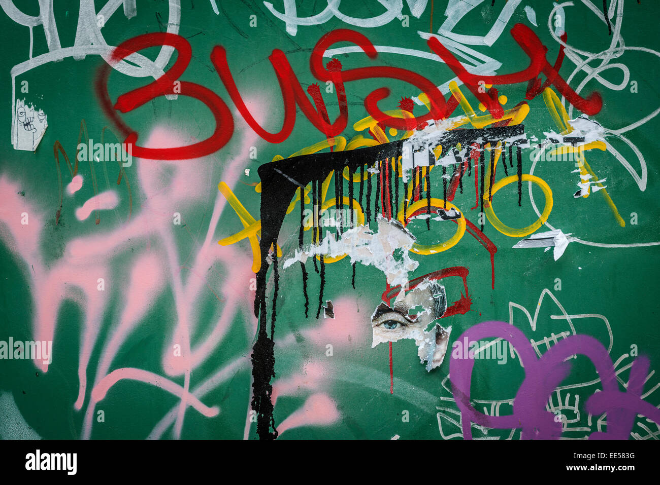Graffiti on a utility box Stock Photo - Alamy